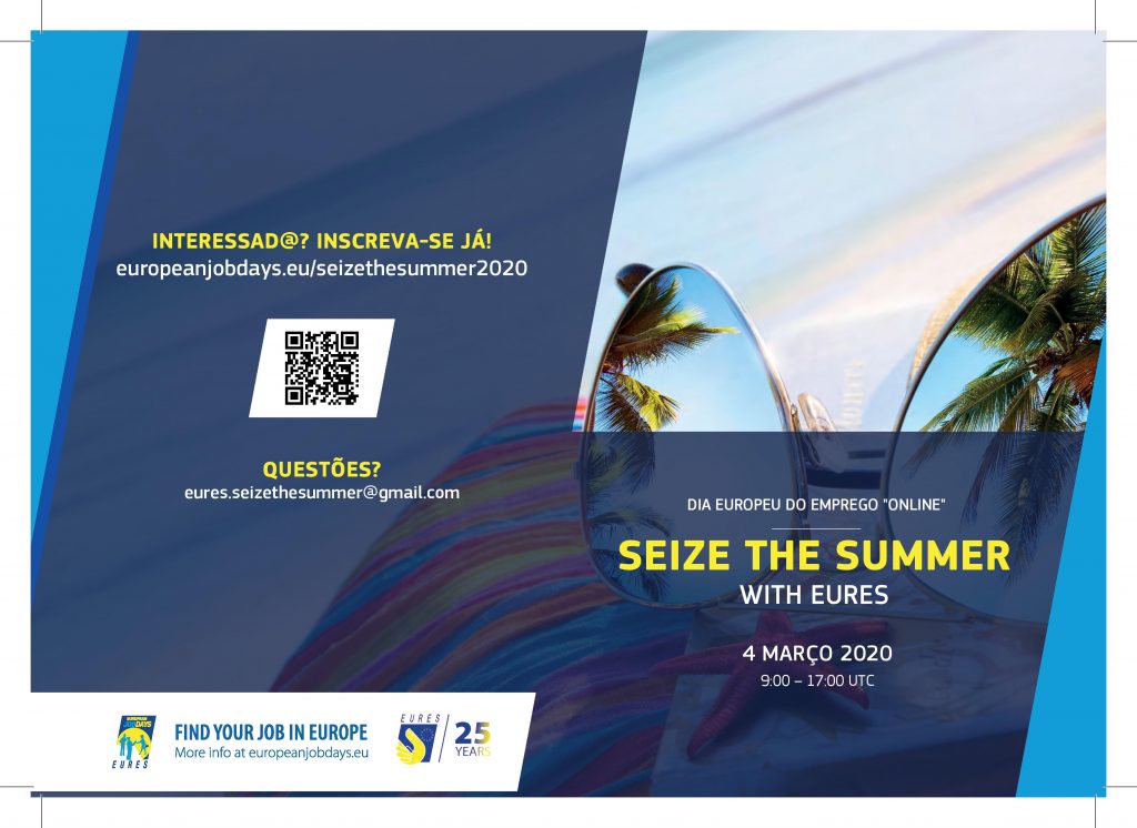4ª EDIÇÃO DO "SEIZE THE SUMMER WITH EURES" - EMPREGAR MAIS